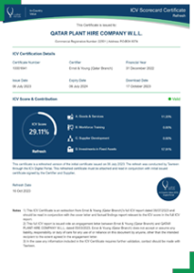 QPH – Qatar Plant Hire Co. W.L.L.